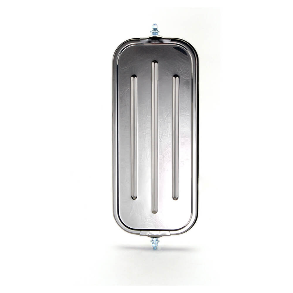 26012-5 - OEM-Style Flat Ribbed-Back West Coast Mirror, Arm Assembly