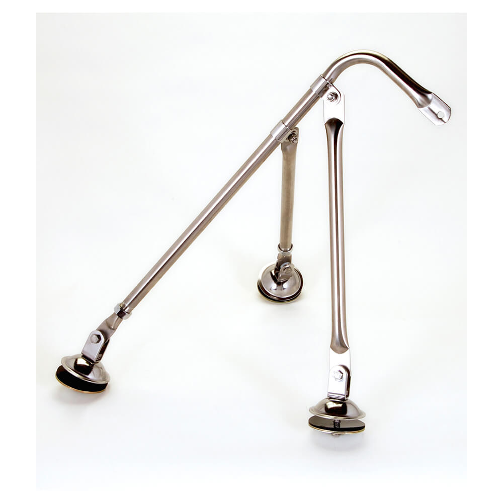 28443 - Conventional Fender-Mount Mirror, Stainless Steel Assembly