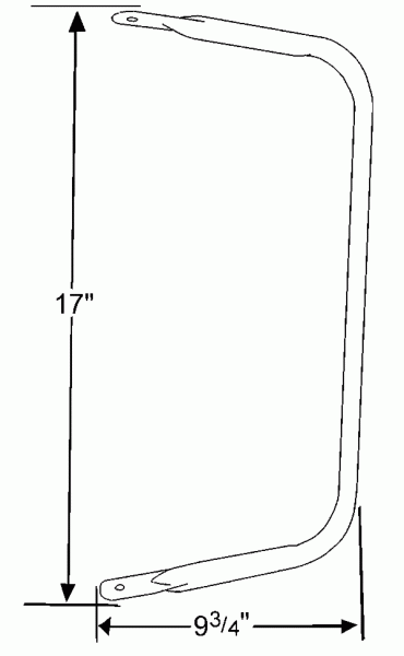 22233 - C-Loop Brackets, Stainless Steel