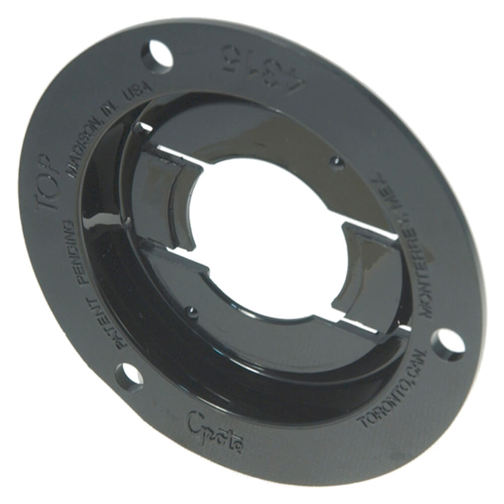 43153 - Theft-Resistant Mounting Flange For 2" Round Lights, Chrome
