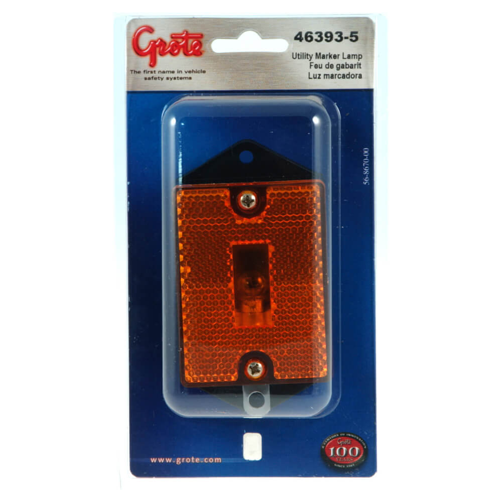 46393-5 - Rectangular Single-Bulb Clearance Marker Light