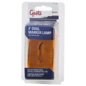 46713-5 - Single-Bulb Oval Clearance Marker Light, Built-in Reflector