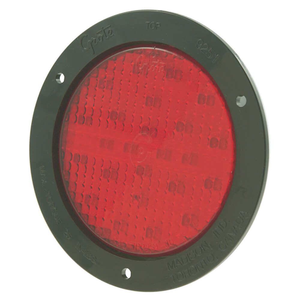 53192 - 4" LED Stop Tail Turn Light Theft-Resistant Flange