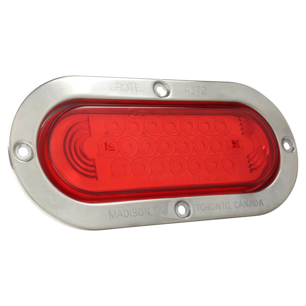 53972 - SuperNova® Oval LED Stop Tail Turn Light, Stainless Steel