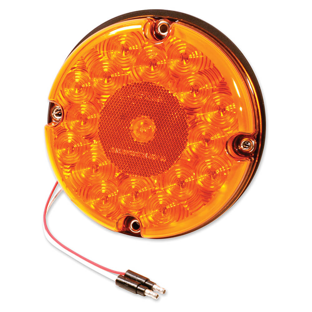 55993 - 7" LED Turn Light, Single Function, Yellow