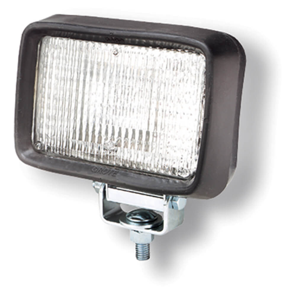64890 - 4" x 6" Rectangular Rubber Work Lights, Housing Only