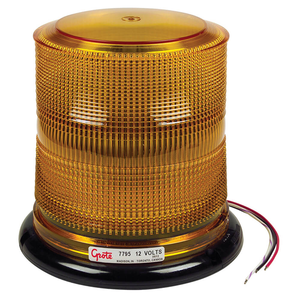 77953 - Class I LED Beacon, High Profile, Permanent mount, Yellow
