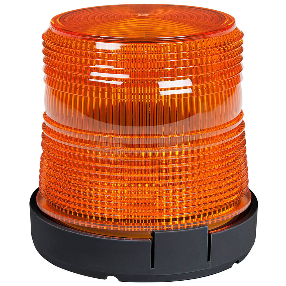79093 - Compact LED Beacons, Amber 12-24V Compact Base Low Lens