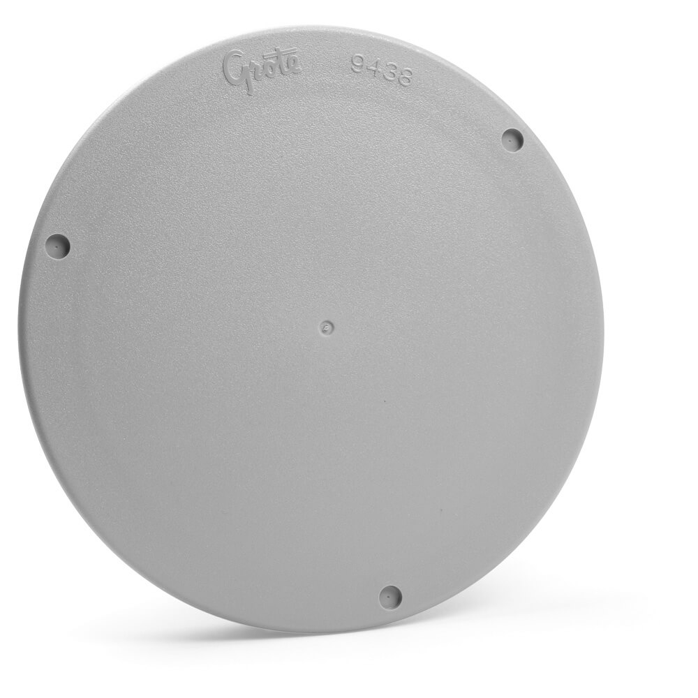 94390-4 - Snap-In Cover Plate, 6" Oval, Gray