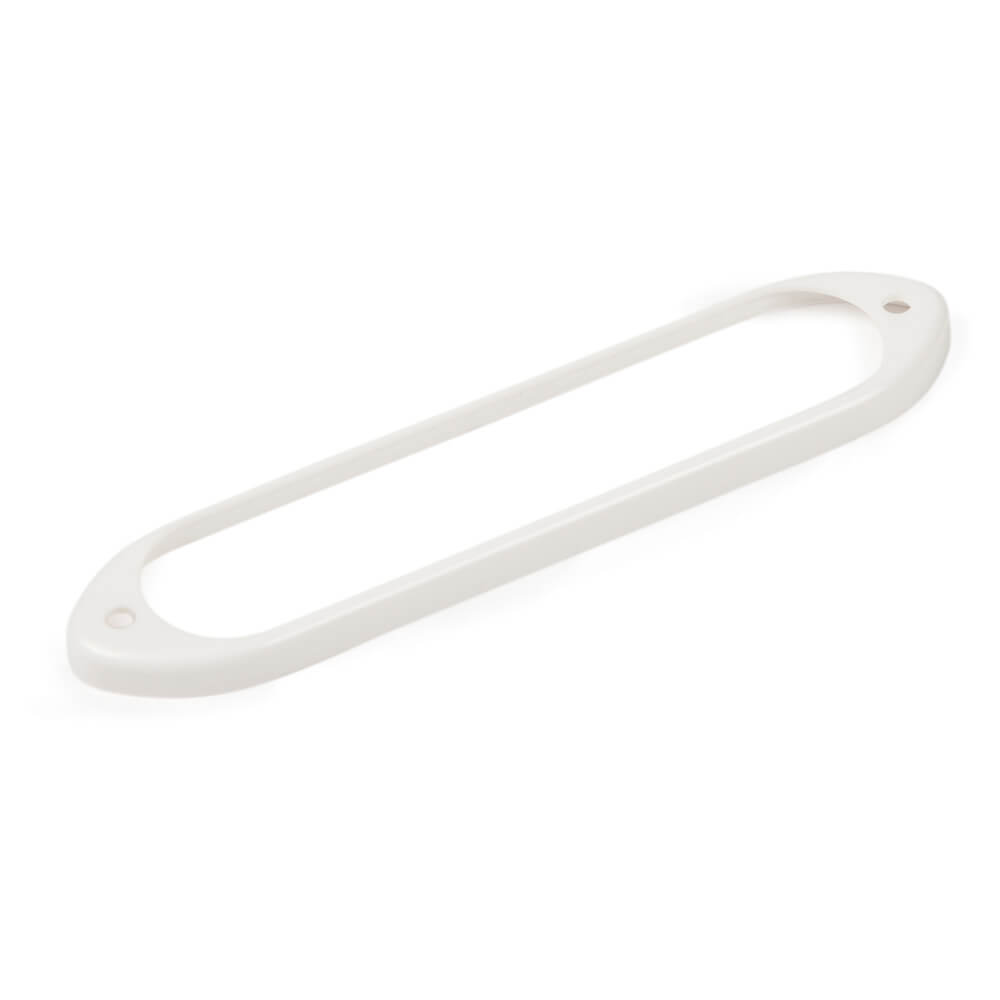 98480 - 6" Oval Chrome Surface Mount Bezel for LED Strobe Lights