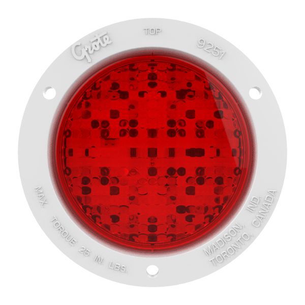 53322 - Luz LED de frenado/trasera/direccional, brida antirrobo blanca